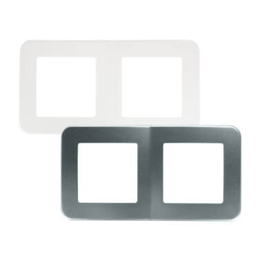 Marco PC 2 Módulos para Mecanismos Classic - efectoLED